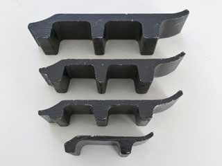 Large Excavator Double Grouser Track Shoes Grouser Steel Tracks ...