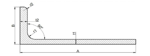 Shipbuilding Inverted Angel Bar Grade A Abs Class 200X90X9X14mm